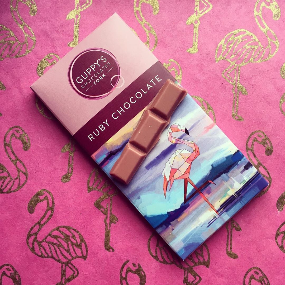 Ruby Chocolate Bar | Pink Chocolate | Guppy's Chocolates UK